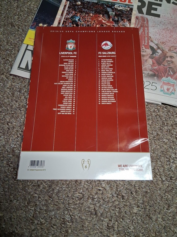 1) JOBLOT LIVERPOOL FC MEMORABILIA PROGRAMMES/NEWSPAPERS/ETC | eBay UK