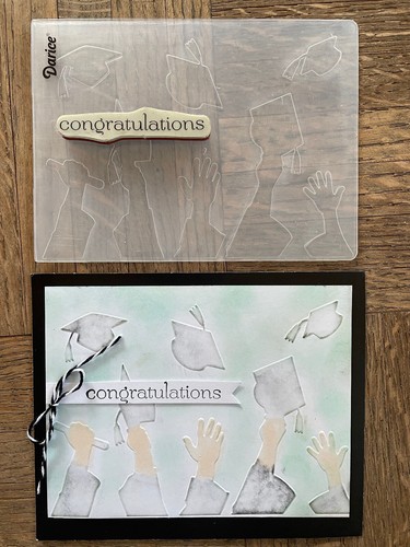 STAMPIN' UP, Congratulations Stamp & Darice Graduate EMBOSSING FOLDER ...