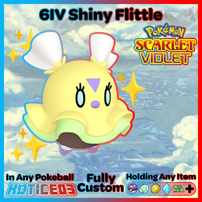 Shiny Flittle 6IV Pokemon Scarlet & Violet 🚀 Fast 🚀 | eBay