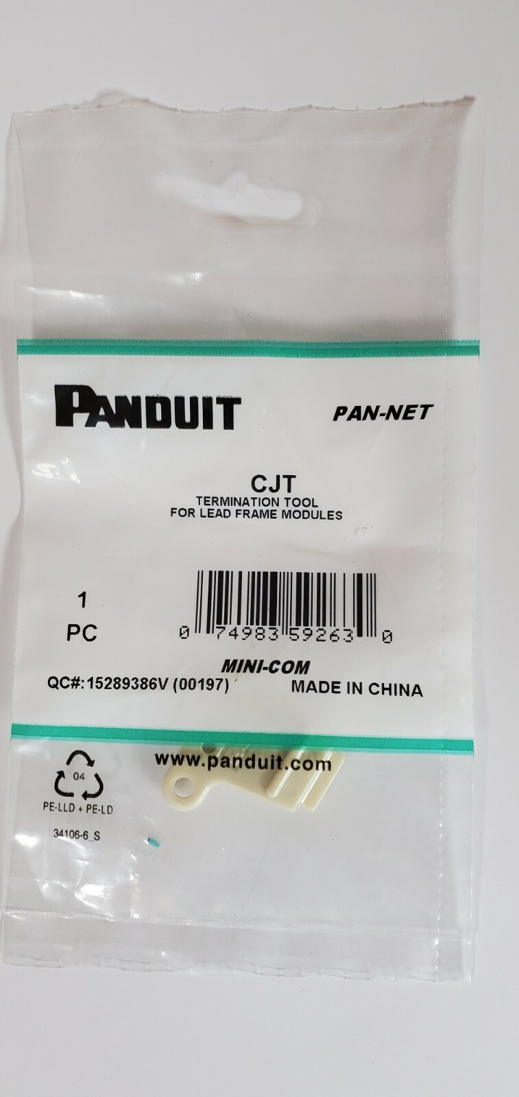 Panduit CJT Leadframe Module Termination Tool | eBay