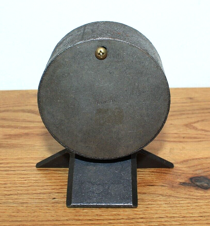 Steven Bronstein Iron & Copper Desk Clock, Industrial, Steampunk, Table ...