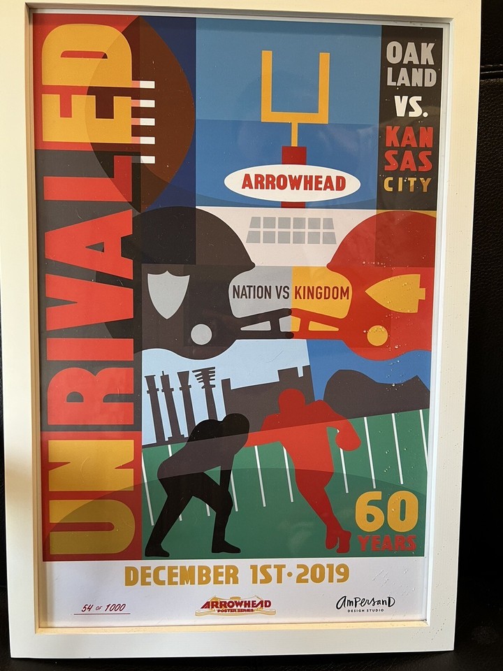 Arrowhead Poster Series Super Bowl Liv Winning Season Complete Set ...