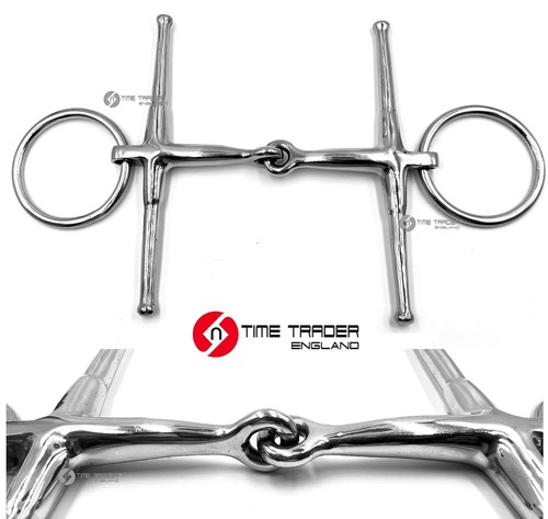 Full Cheek Loose Ring Single Joint Fulmer Snaffle Horse Bit UK Stock ...