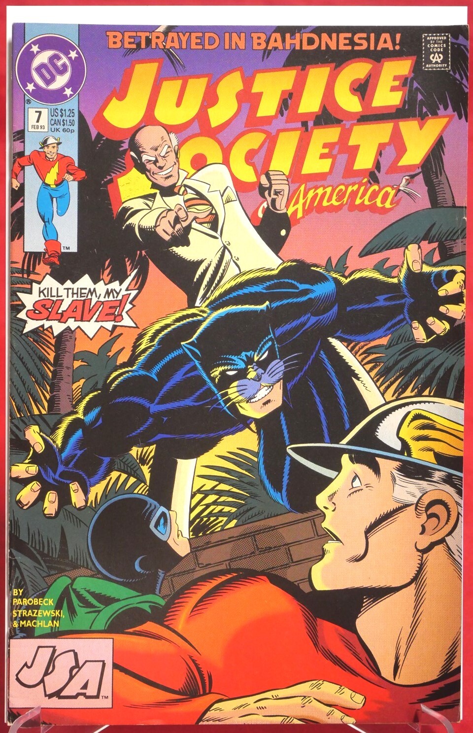 Justice Society of America JSA DC Comics Comic Book #7 1993 Bagged ...
