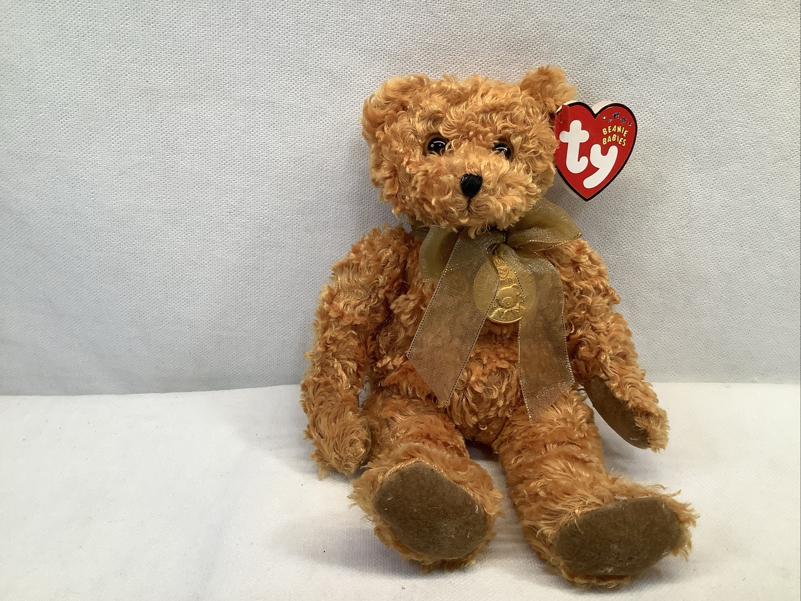 Ty Beanie Babies Rare Teddy With Hang Tag Baby Plush 100 Yr Teddy Bears ...