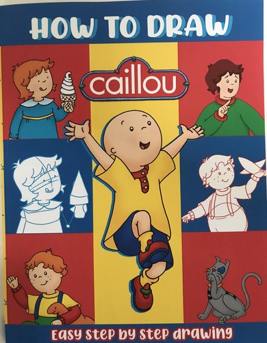 How To Draw Caillou, Easy Step By Step Drawing Guide | eBay