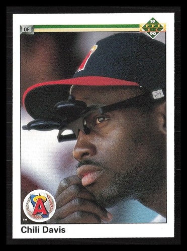 Chili Davis 1990 Upper Deck #38 California Angels | eBay