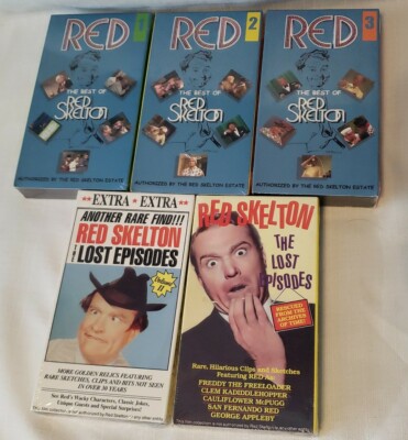 Vhs The Best Of Red Skelton Vol 1-3 New Factory Sealed Tapes Classic ...