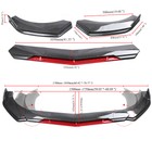 For Pontiac GTO 04-06 Car Front Bumper Chin Lip Spoiler Splitters ...