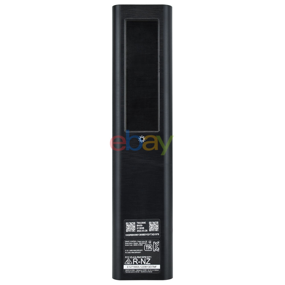 New BN59-01385B For Samsung Rechargeable Solar Voice QLED TV Remote ...