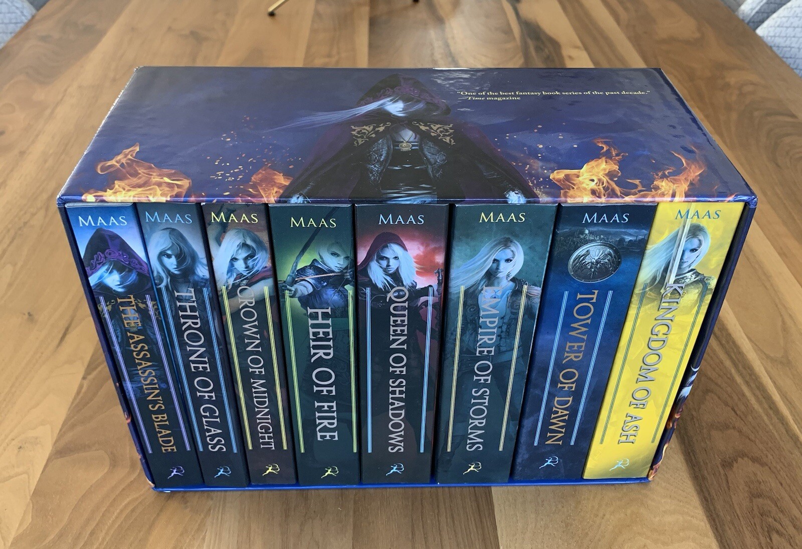 THRONE OF GLASS BOX SET w/POSTER by Sarah J. Maas - Original 2019 ...