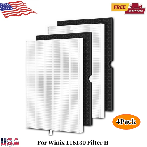 True Hepa Replacement Filter For Winx 116130 Air Purifier 5500-2 AM80 ...