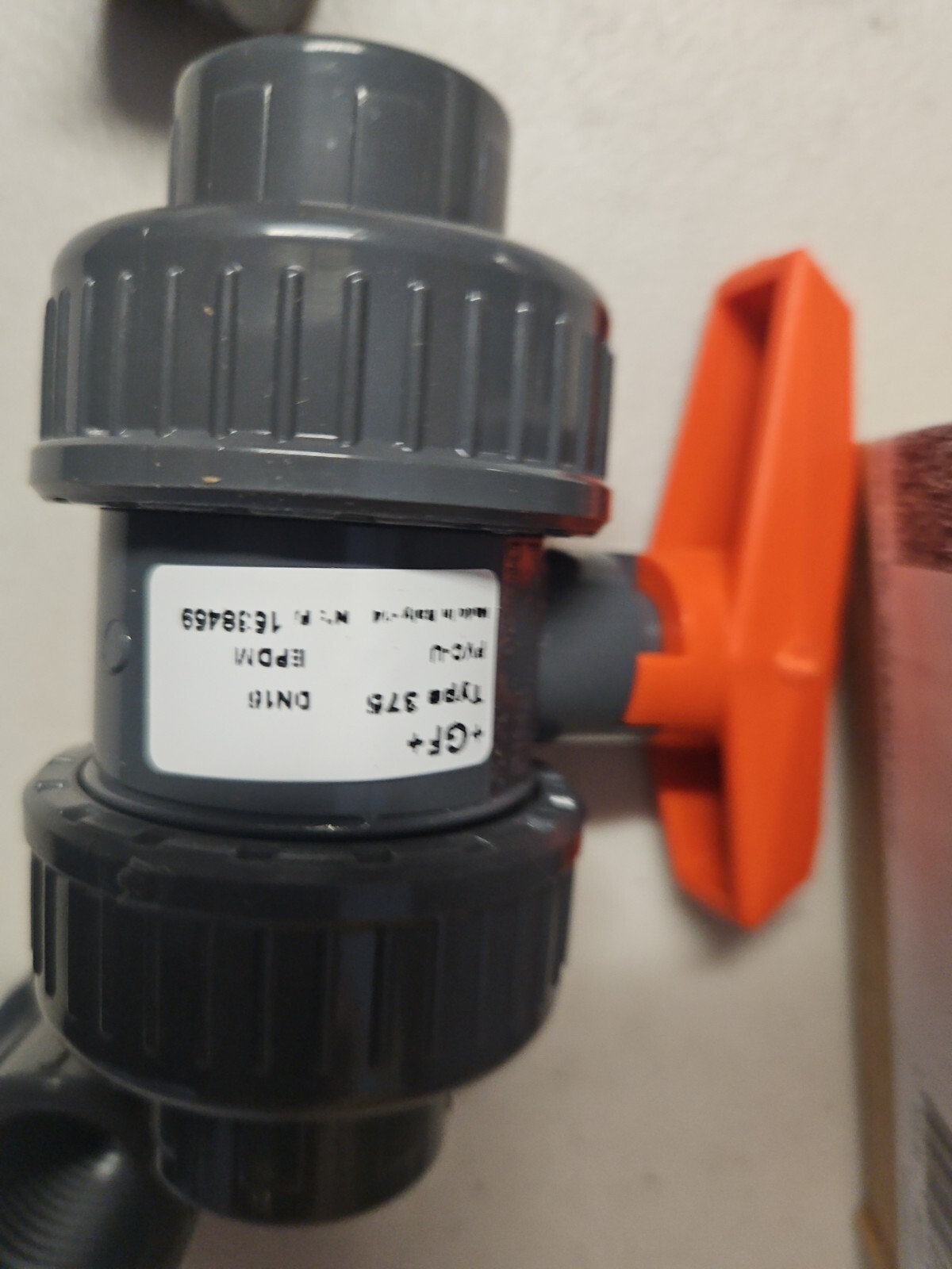 2pcs GF Piping Systems PVC Ball Valve Union D20-1/2" Type 375 Dn15 for ...