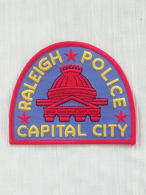 RARE POLICE PATCH RALEIGH CAPITAL CITY POLICE | eBay