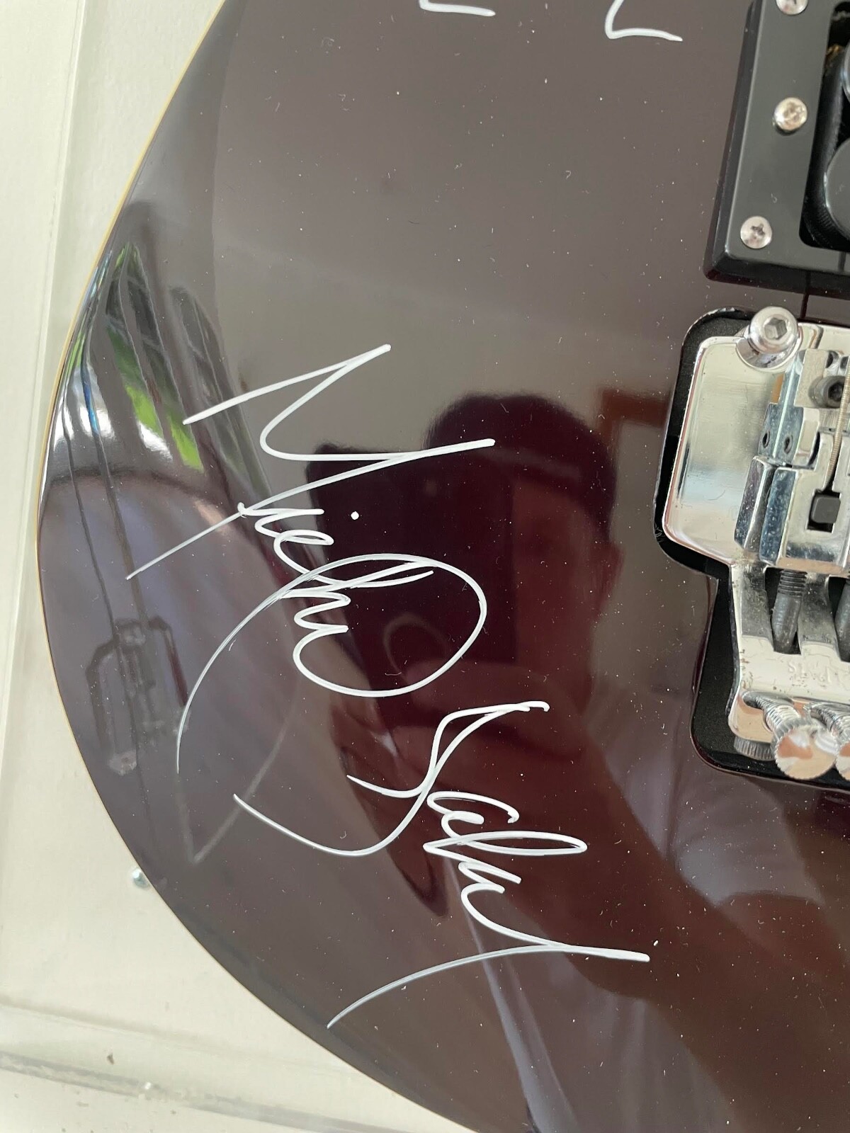 MICHAEL JACKSON SLASH Autograph Signed Rickenbacker Guitar Played On ...