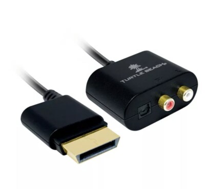 Turtle Beach Xbox 360 Audio Adapter 0.2M Cable 9ft Length Ear Force RCA ...
