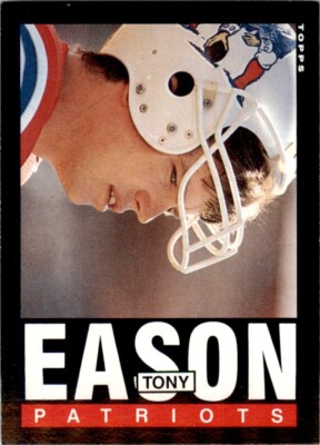 1985 TOPPS; TONY EASON. NEW ENGLAND PATRIOTS #323 | eBay
