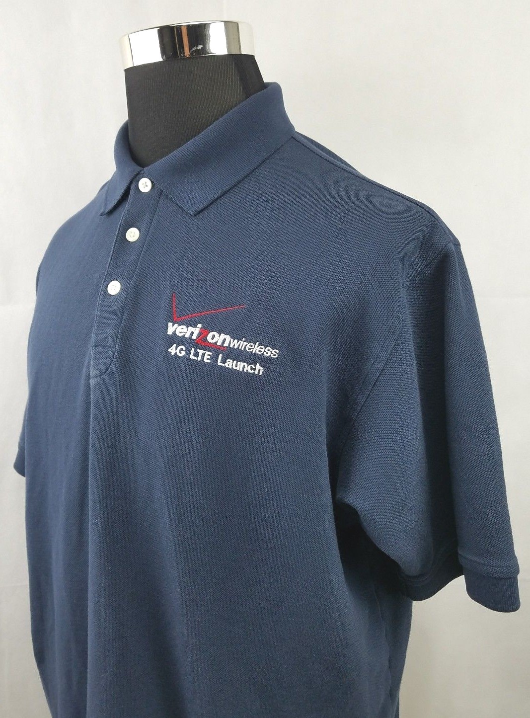 VERIZON WIRELESS 4G LTE Launch Alcatel Lucent Embroidered Polo Shirt ...