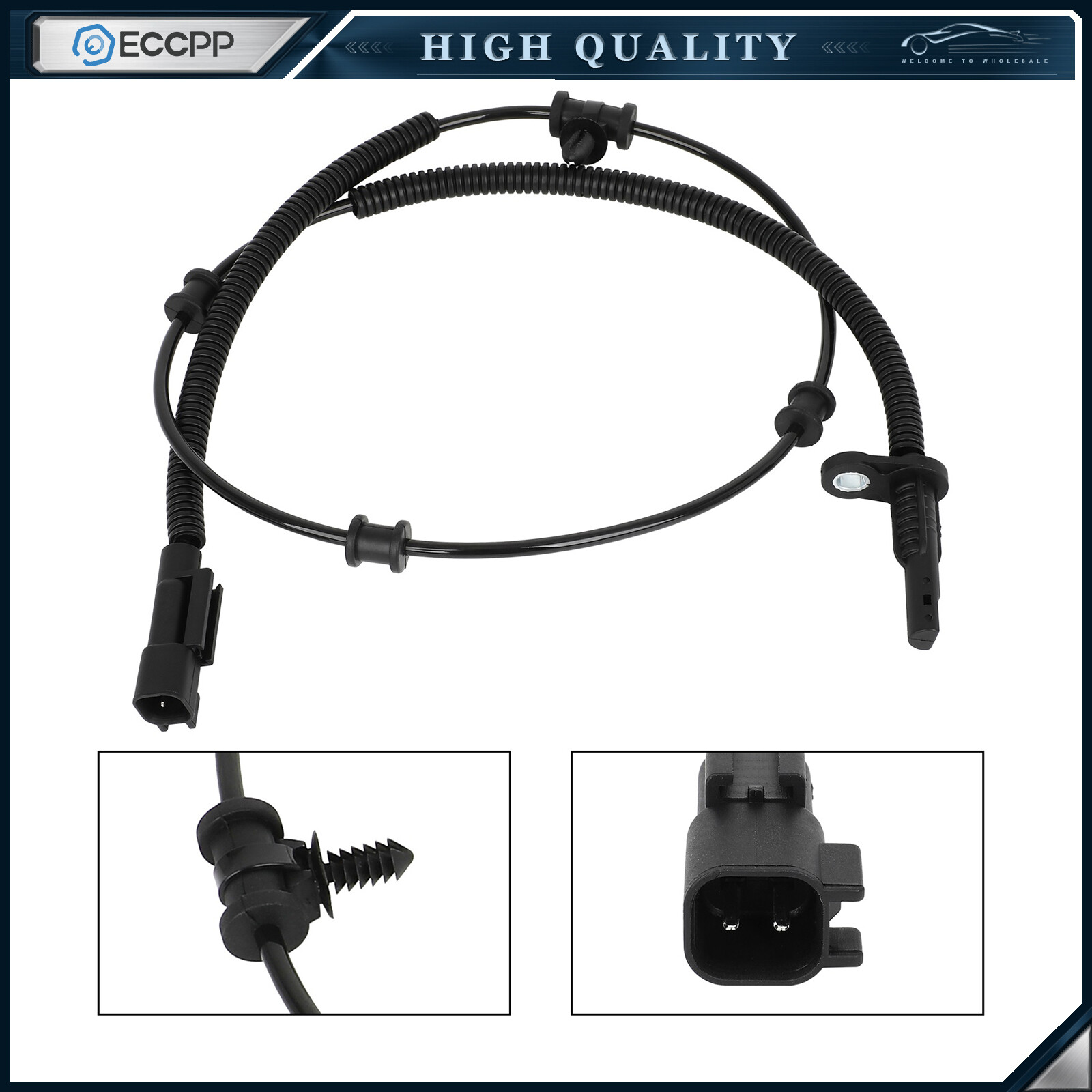 1Pc Rear ABS Wheel Speed Sensor LH or RH For 2013-2018 Ram 1500 Classic ...