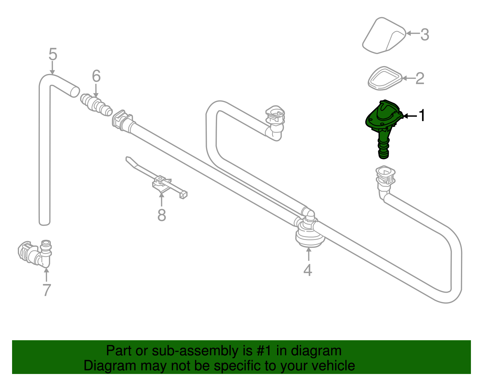 Genuine BMW OEM 61677179466 Spray Nozzle Right for sale online | eBay