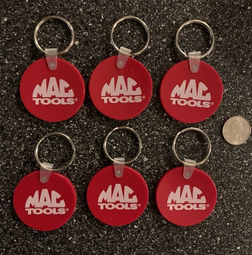 Mac Tools Rare Keychains, Red Round, Mechanic, Advertising. 6 Total | eBay
