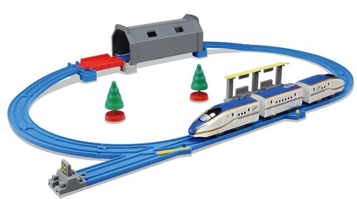 Plarail light up a tunnel Shinkansen Series E7 Kagayaki Basic With ...
