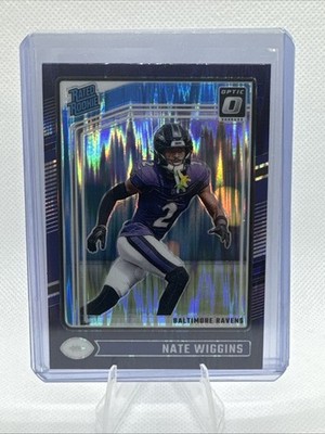 2024 Panini Donruss Optic - Rated Rookie Nate Wiggins #281 Purple Shock ...