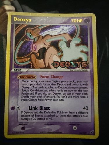 Ex Deoxys #16/107 Deoxys Reverse Holo Heavily Played | eBay
