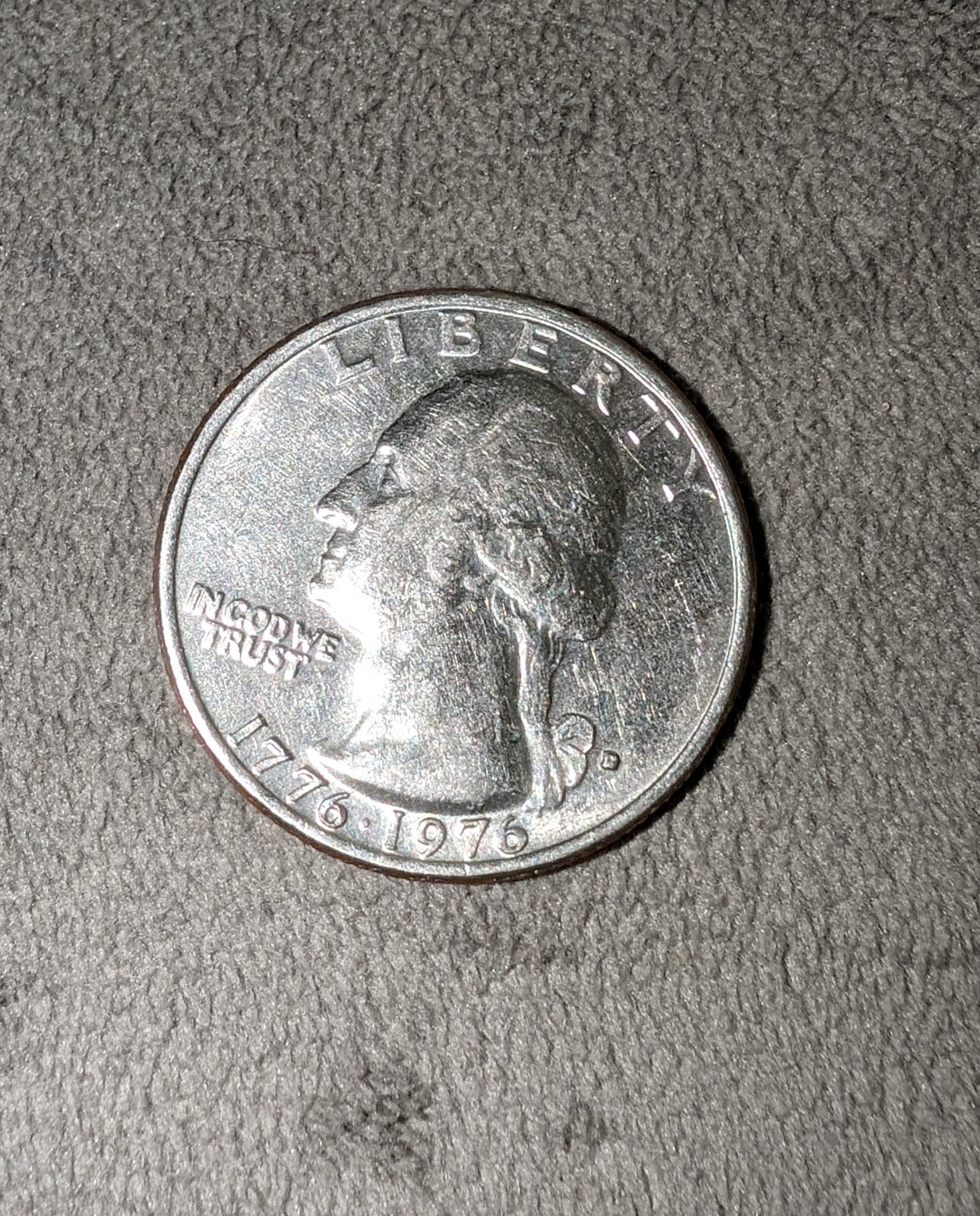 1776-1976 D US Bicentennial Quarter, Rare filled Mint Mark Regular | eBay