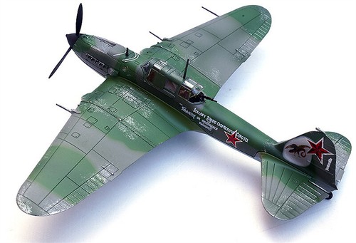 for FLOZ Ilyushin IL-2 Shturmovik Ground Attack Aircraft 1/72 Pre-built ...