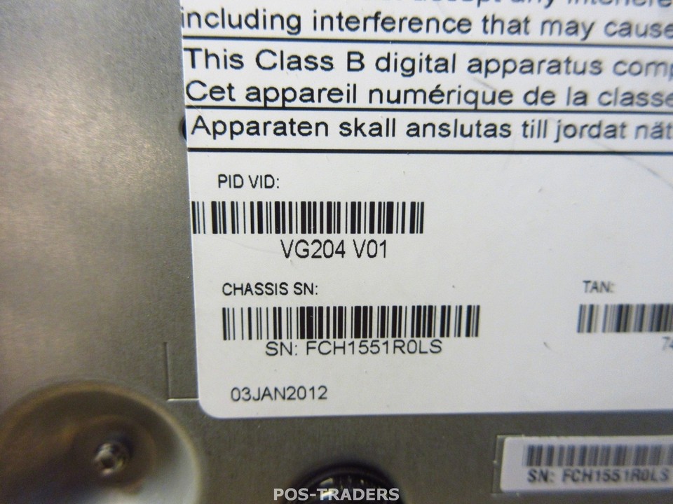 Cisco VG204 V01 Analog Voice Gateway Router VoIP Phone - EXCL PSU ...