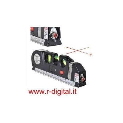 LIVELLA LASER DI PRECISIONE LASERPRO3 CON METRO RIGHELLO ELETTRONICA ...