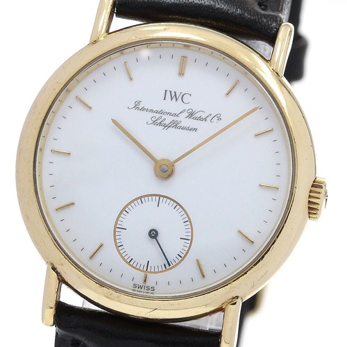 IWC SCHAFFHAUSEN Portofino IW2532 K18YG Cal.4231 Hand Winding Ladies ...