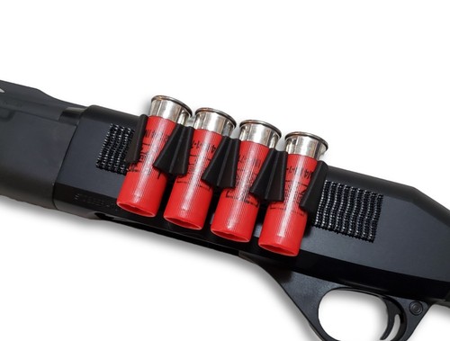 12 Gauge 4x Tactical Side Shell Holder for Benelli, Remington, Mossberg ...