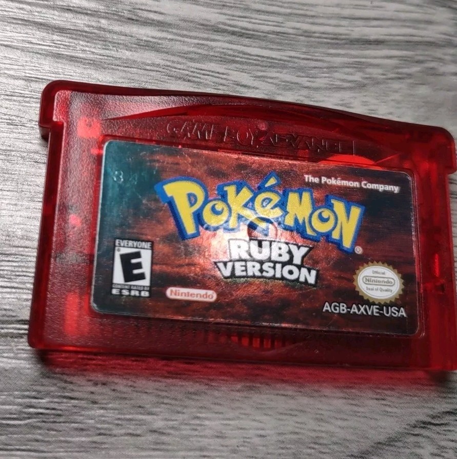 Pokémon: Ruby Version (Game Boy Advance, 2003) AUTHENTIC, TESTED ...