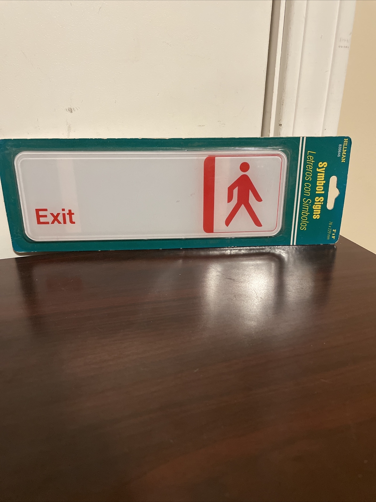 Hillman Symbol Exit Signs 3x9” 839846 | eBay