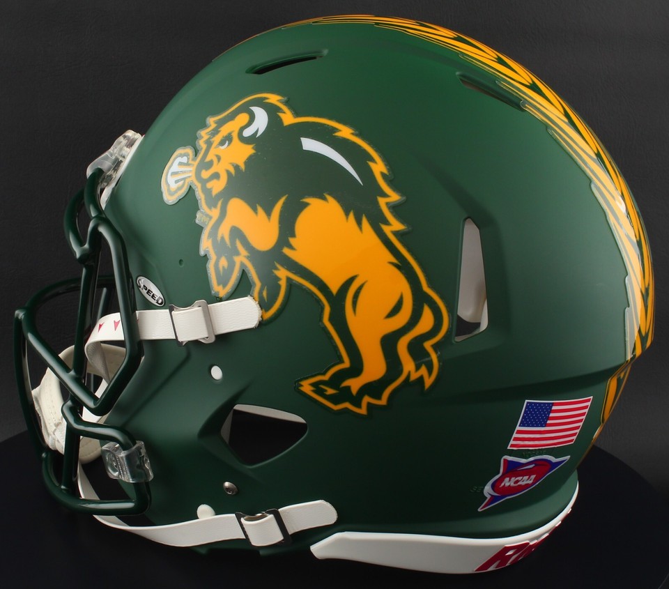 NORTH DAKOTA STATE BISON NCAA Riddell Speed Full Size AUTHENTIC ...