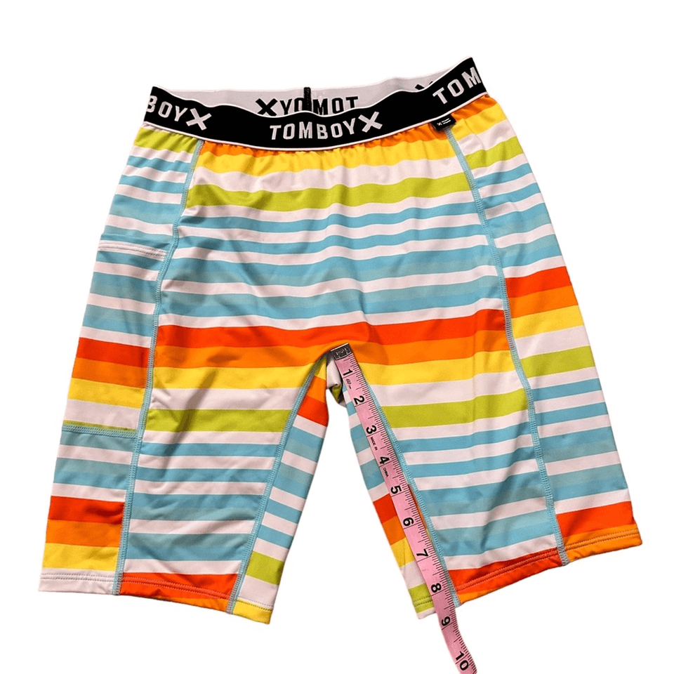 Tomboy X ~Swim 9" Shorts w/Pocket ~ sz S ~ fully lined ~UV 50 SPF sun ...