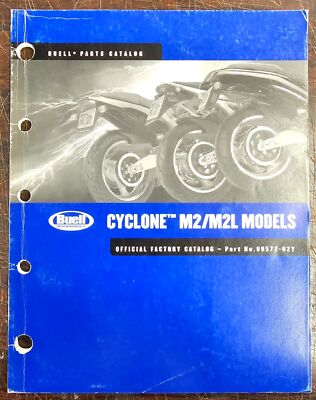 Buell Motorcycle Official Factory OEM Parts Catalog Cyclone M2 / M2L ...