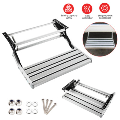 200KG Aluminium Caravan Step Pull Out Folding Caravan Step Camper ...