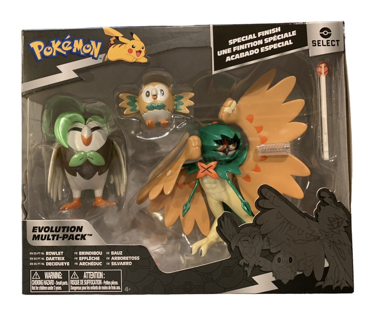 Rowlet Dartrix And Decidueye