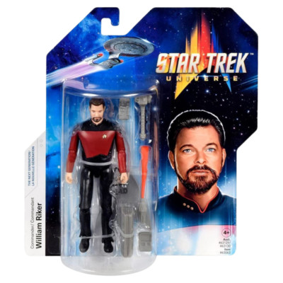 Star Trek Universe 5" Action Figure - WILLIAM RIKER The Next Generation ...