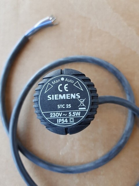 Siemens STC25 230V AC 4mm Actuador Electrotérmico para Válvulas de Zona ...