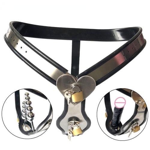 Adjustable Stainless Steel Metal Chastity Cage Belt Underwear Chastity ...