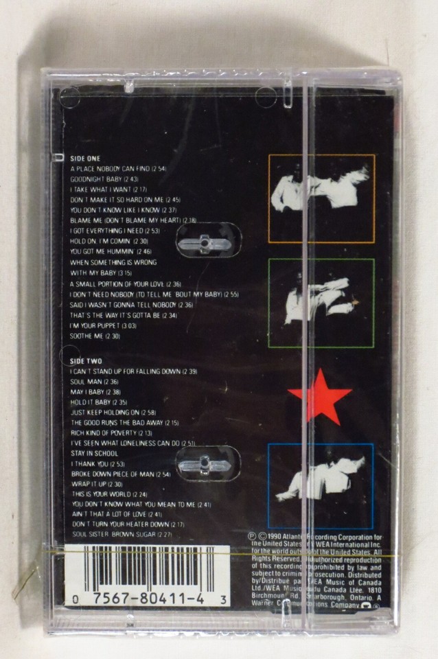 SAM & DAVE - Anthology: Stax Years 65-68 1990 Canada-only cassette ...