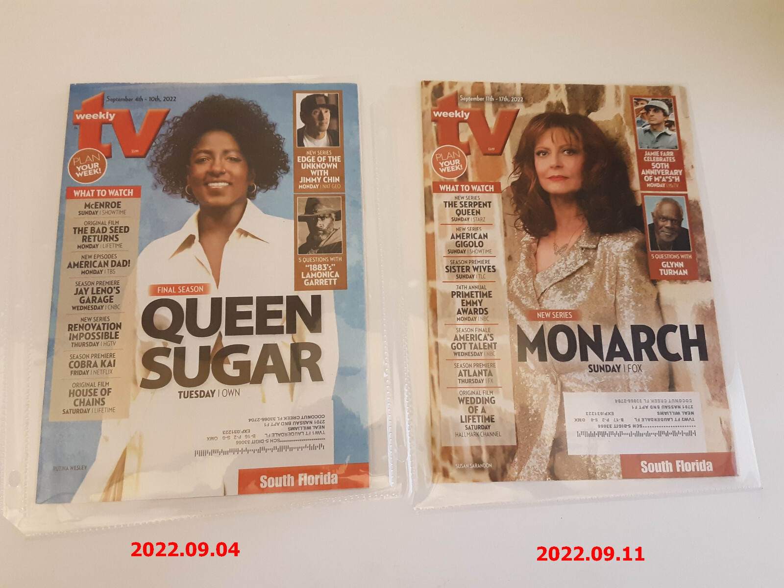 TV Weekly magazine issues from 2022-23. Rare and nice covers of current ...