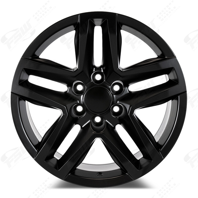 Set of(4) 20x9 Trail boss Rep Wheels Satin Black Rims Fit Silverado ...