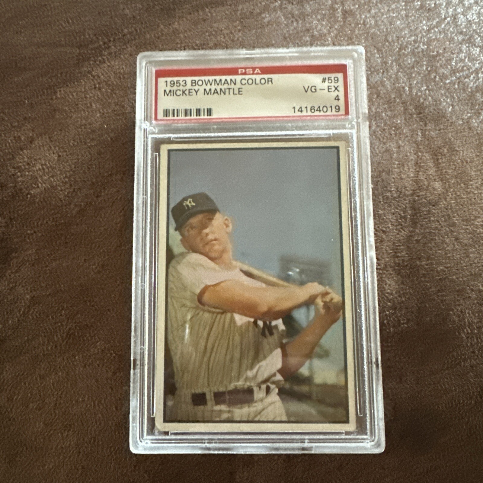 1953 Bowman Mickey Mantle PSA 4 | eBay