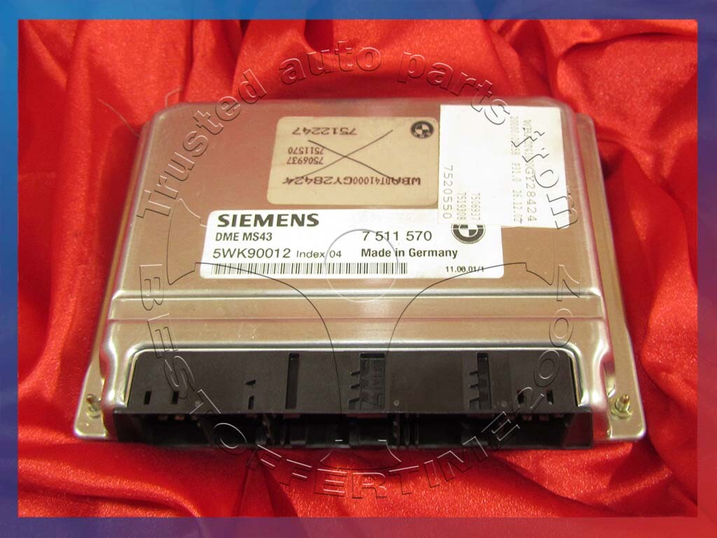 BMW E36 E46 E39 Z3 3 5 series 2.5i M54 ENGINE MODULE DME MS43 EWS-3 KEY ...