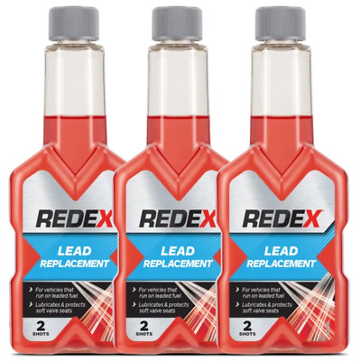 3 x Redex Lead Replacement Leaded Petrol Additive Car Tank Substitute ...